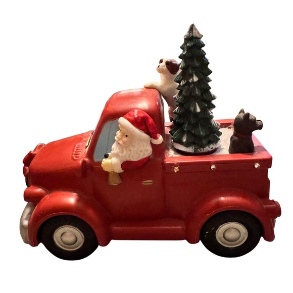 Pact | Holiday | Vintage Pac Christmas Santa Truck Spinning Tree Music ...
